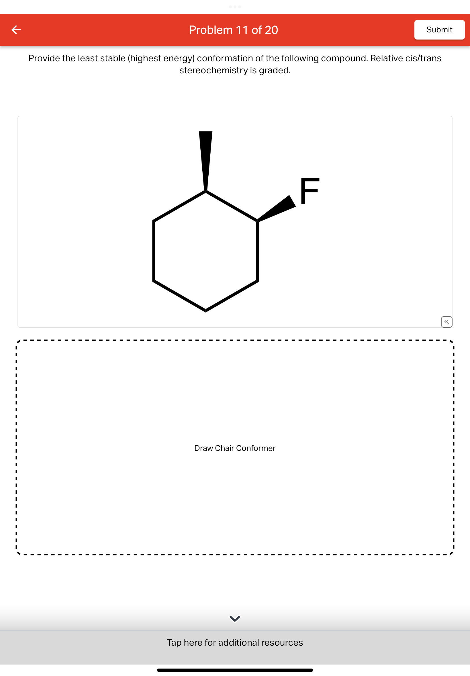 Solved Provide the least stable (highest energy) | Chegg.com