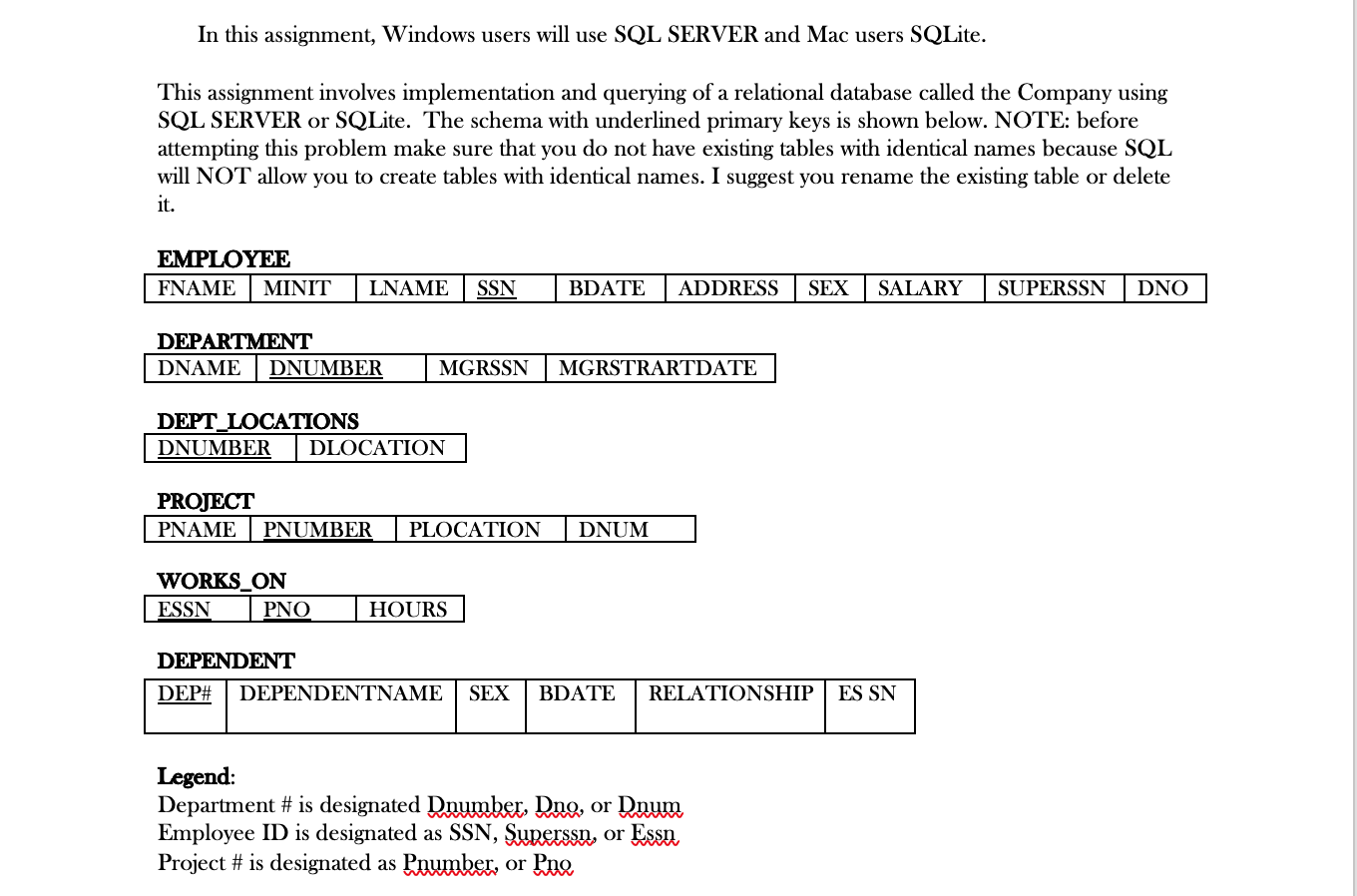 Solved In this assignment, Windows users will use SQL SERVER | Chegg.com