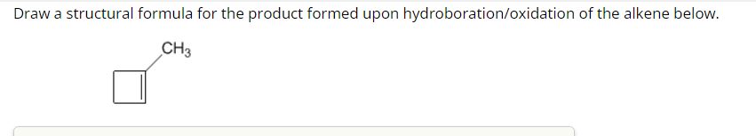 [Solved]: Draw a structural formula for the product formed u