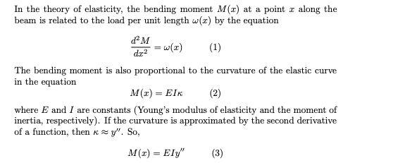 Solved In the theory of elasticity, the bending moment Ma) | Chegg.com