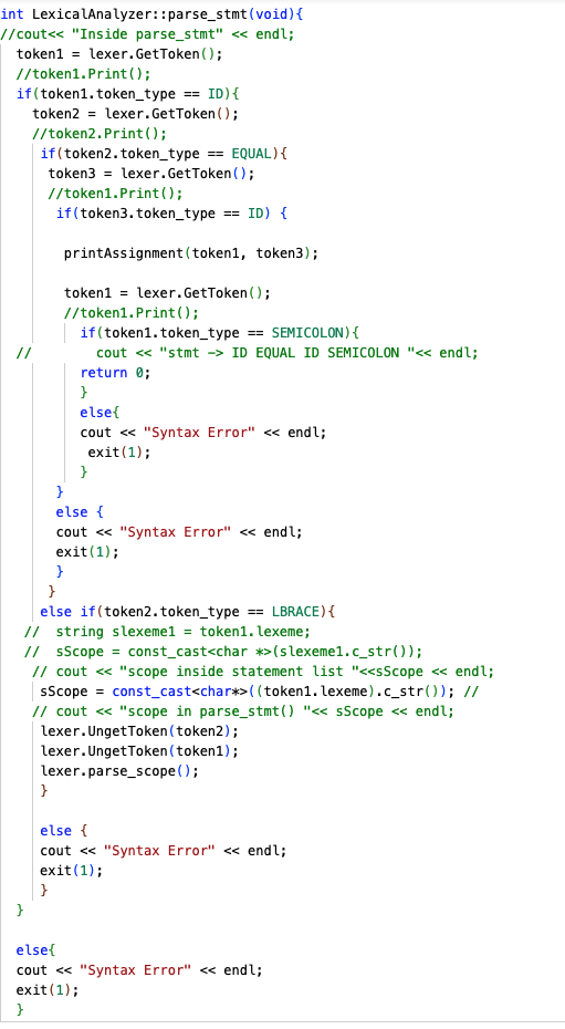 Solved This is based on a lexical analyzer. Please help | Chegg.com