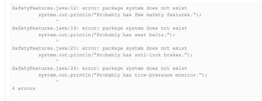 Solved Write multiple if statements: If carYear is before | Chegg.com