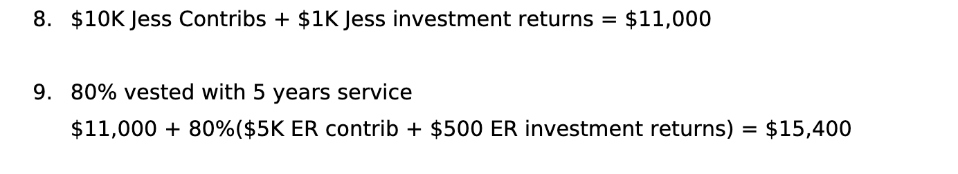 Solved Say that Jessica quits her job after 5 years of | Chegg.com