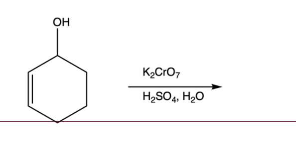 Solved ОН K2Cro7 H2SO4, H2O | Chegg.com
