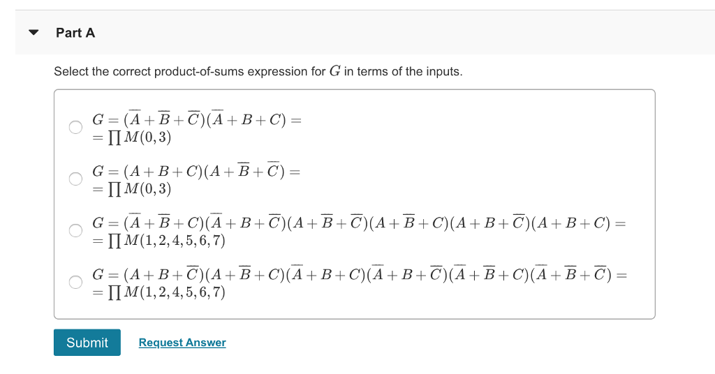 Solved Consider the table shown below. A, B, and C represent | Chegg.com