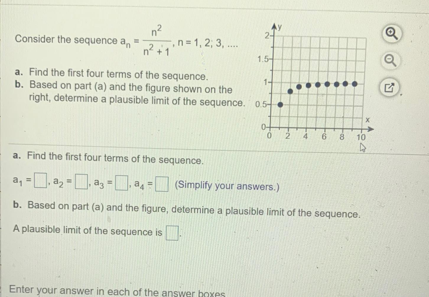 Solved Consider The Sequence An N2 N 1 2 3 N2
