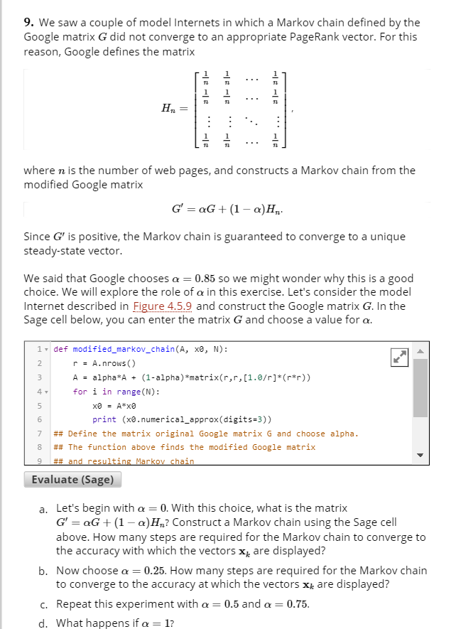 9. We saw a couple of model Internets in which a | Chegg.com