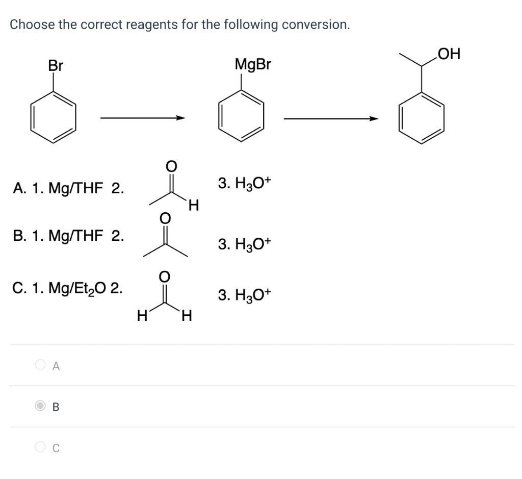 Solved Choose the correct synthetic equivalents for the | Chegg.com