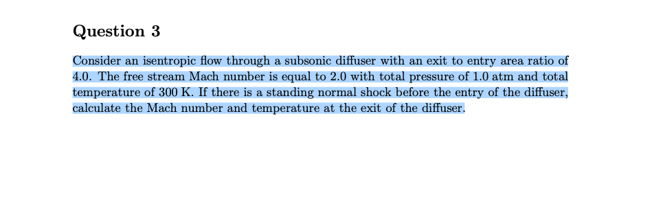 [solved] Consider An Isentropic Flow Through A Subsonic Di