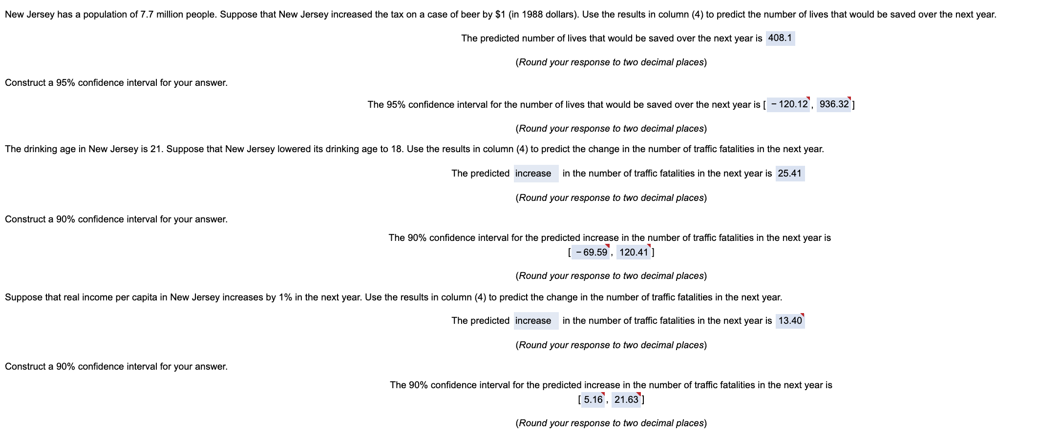 Please show the process of how to get the answer, all | Chegg.com