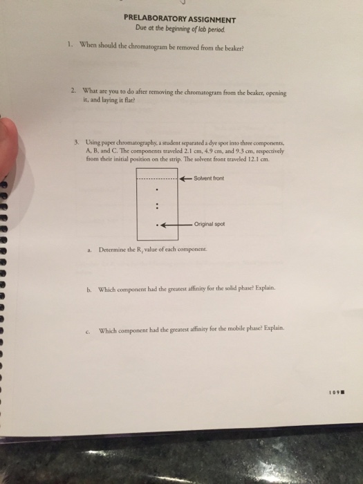 Solved PRELABORATORY ASSIGNMENT Due at the beginning of lab | Chegg.com