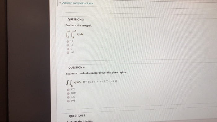 Solved e Question Completion Status: Messages Blackboard | Chegg.com