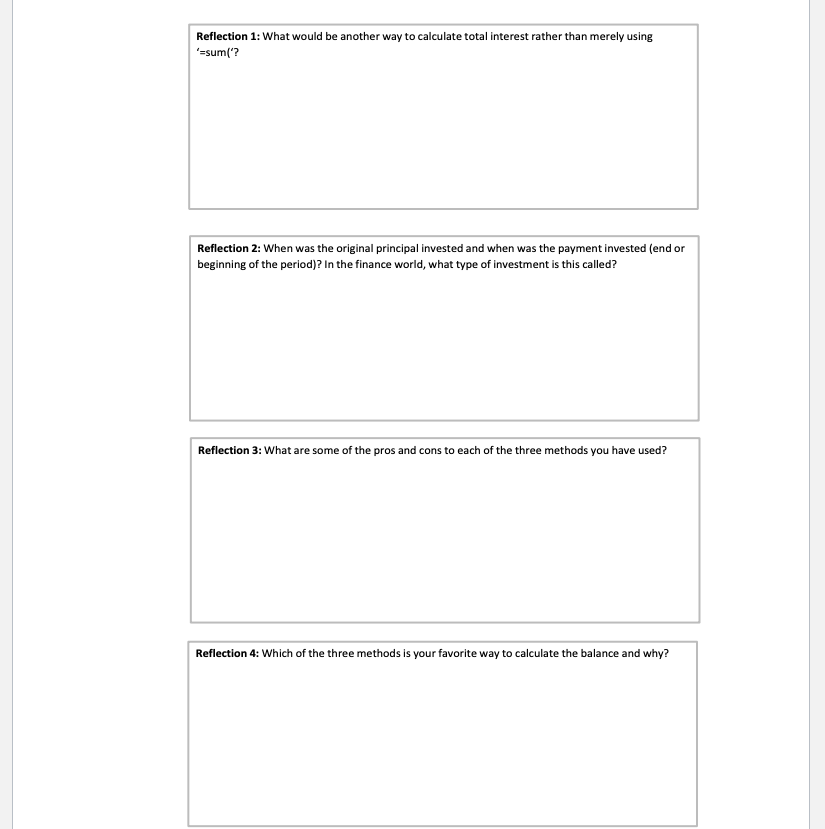 Regular Payments Savings Plan A Three Methods | Chegg.com