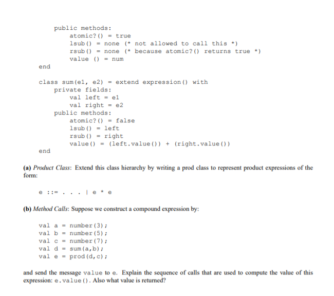 Solved We can represent expressions given by the grammar: e | Chegg.com