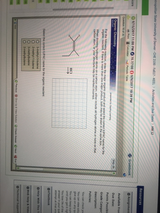 Solved For the following reaction, draw the major organic | Chegg.com Solved For the following reaction, draw the major organic | Chegg.com