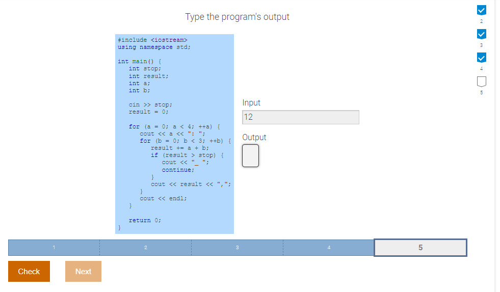 Solved Type the program's output #include using namespace | Chegg.com
