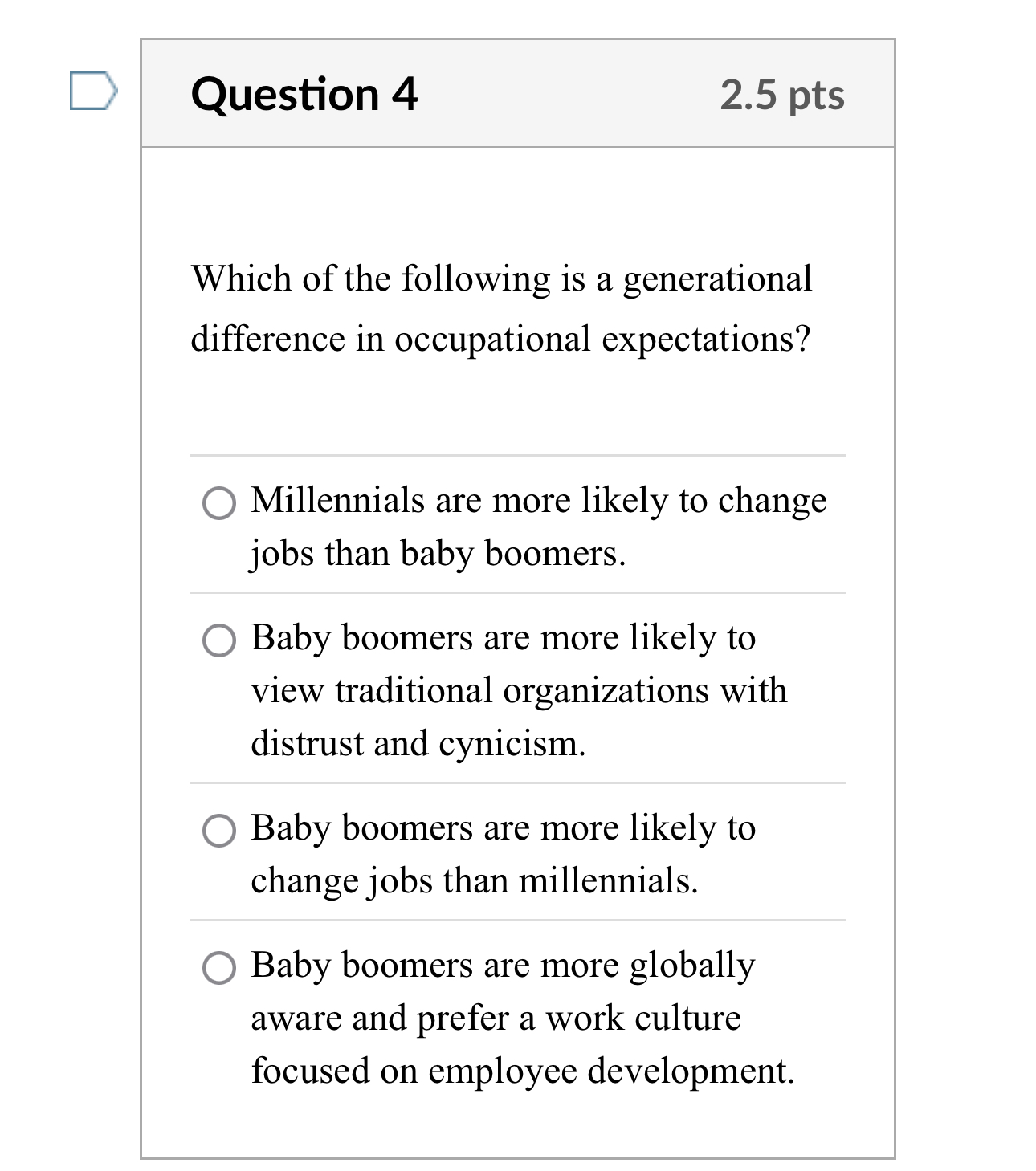 Solved Question 42.5 ﻿ptsWhich of the following is a | Chegg.com