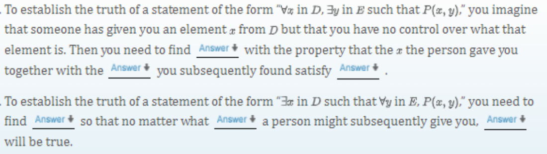 Solved To establish the truth of a statement of the form | Chegg.com