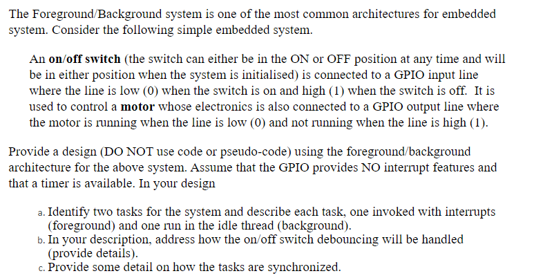 Solved The Foreground/Background system is one of the most | Chegg.com
