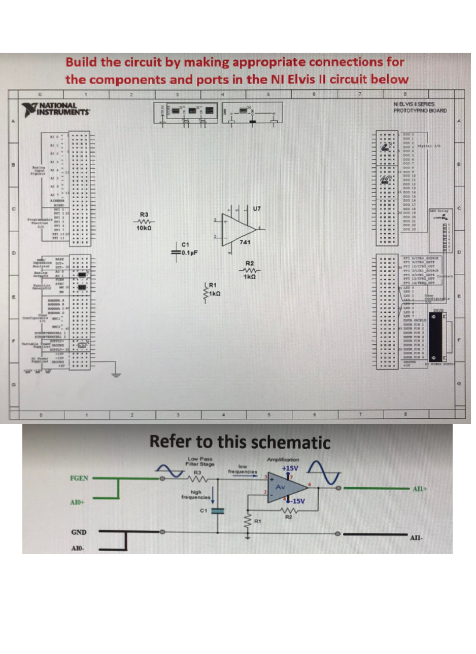 Build the circuit by making appropriate connections | Chegg.com