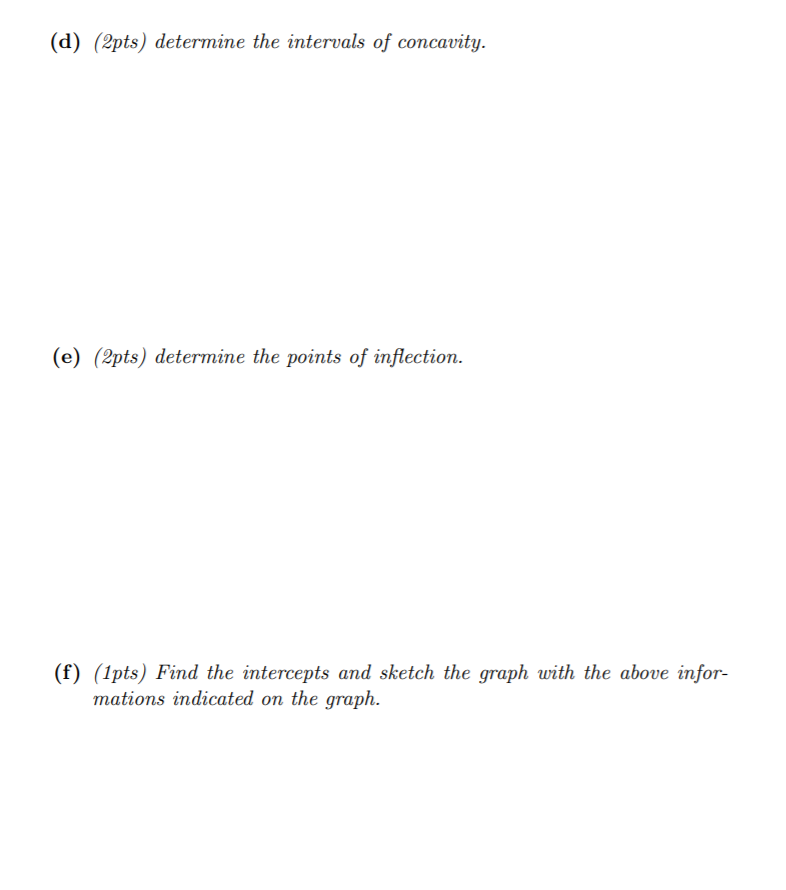 Solved Exercise 3. (10points) For the function y = , use the | Chegg.com