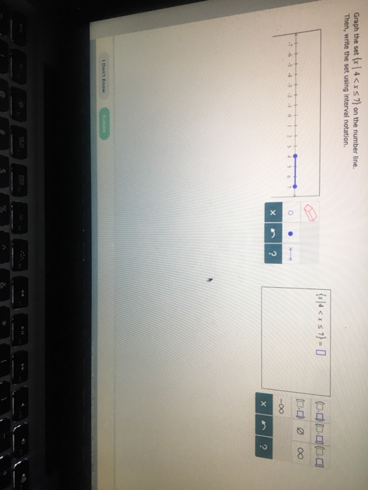 Solved Graph the set {x | 4