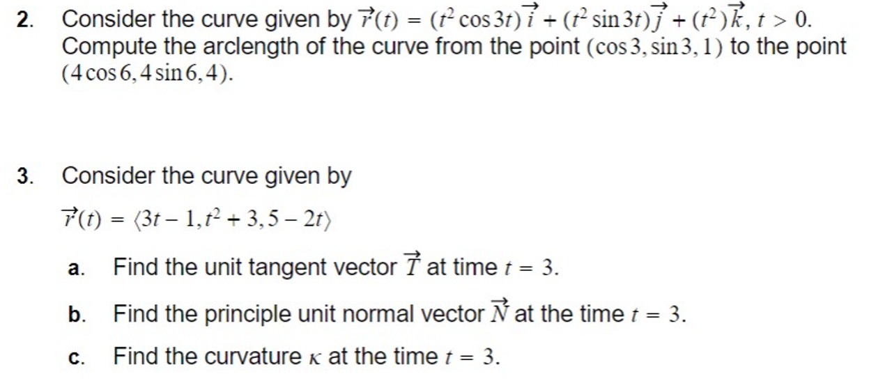 Solved Consider the curve given by | Chegg.com