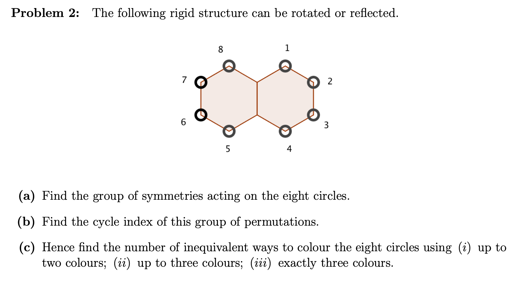 Solved Problem 2: The following rigid structure can be | Chegg.com