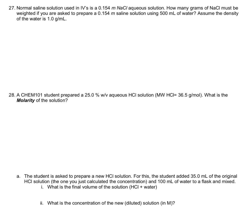Solved 29. Adding solute to the solvent (making a | Chegg.com