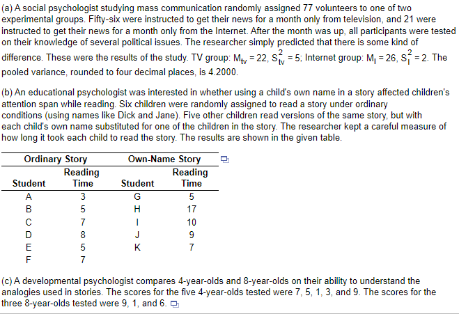 Solved How To Figure Estimated Effect Size And 95