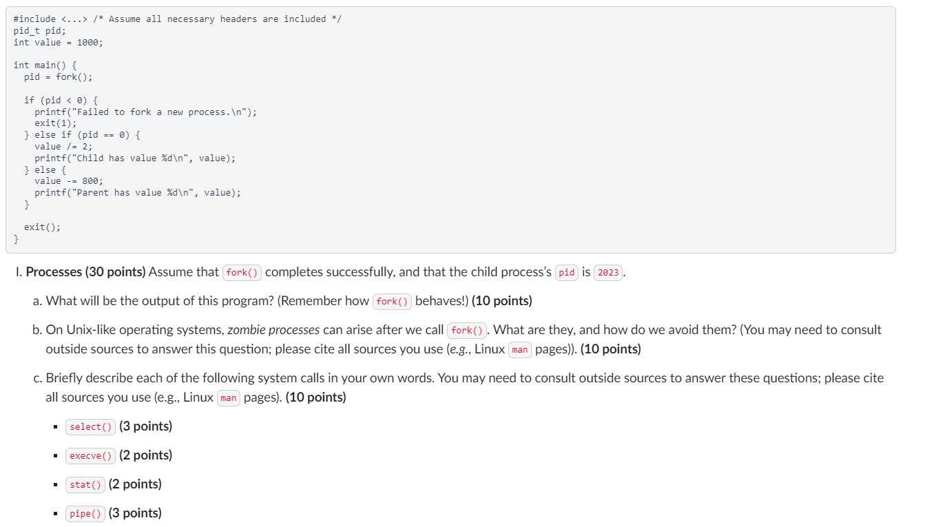 Solved \#include … /∗ Assume all necessary headers are | Chegg.com