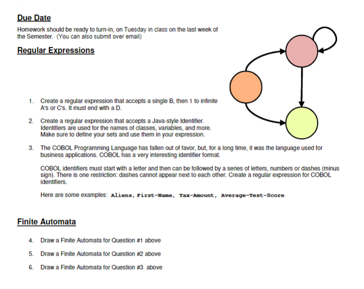 Solved Due Date Homework should be ready to turn-in, on | Chegg.com