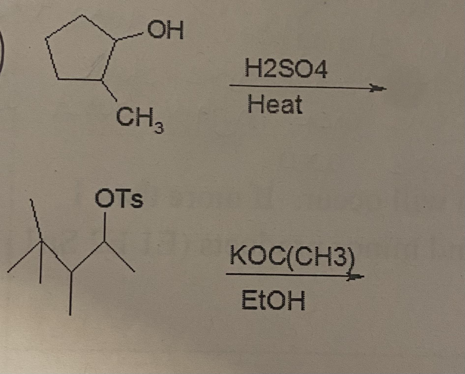 Solved Draw the major product for the following reactions | Chegg.com