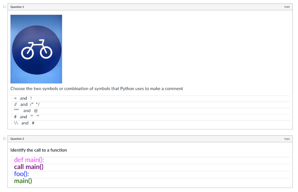 Solved Choose the two symbols or combination of symbols that | Chegg.com