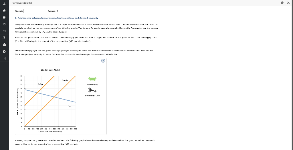 Solved The government is considering levying a tax of $25 | Chegg.com