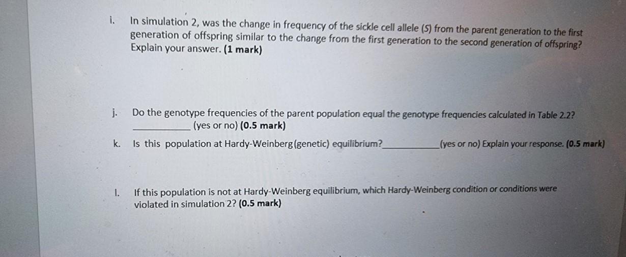 2.2. Allele Table 2.2. Second Generation of Offspring | Chegg.com