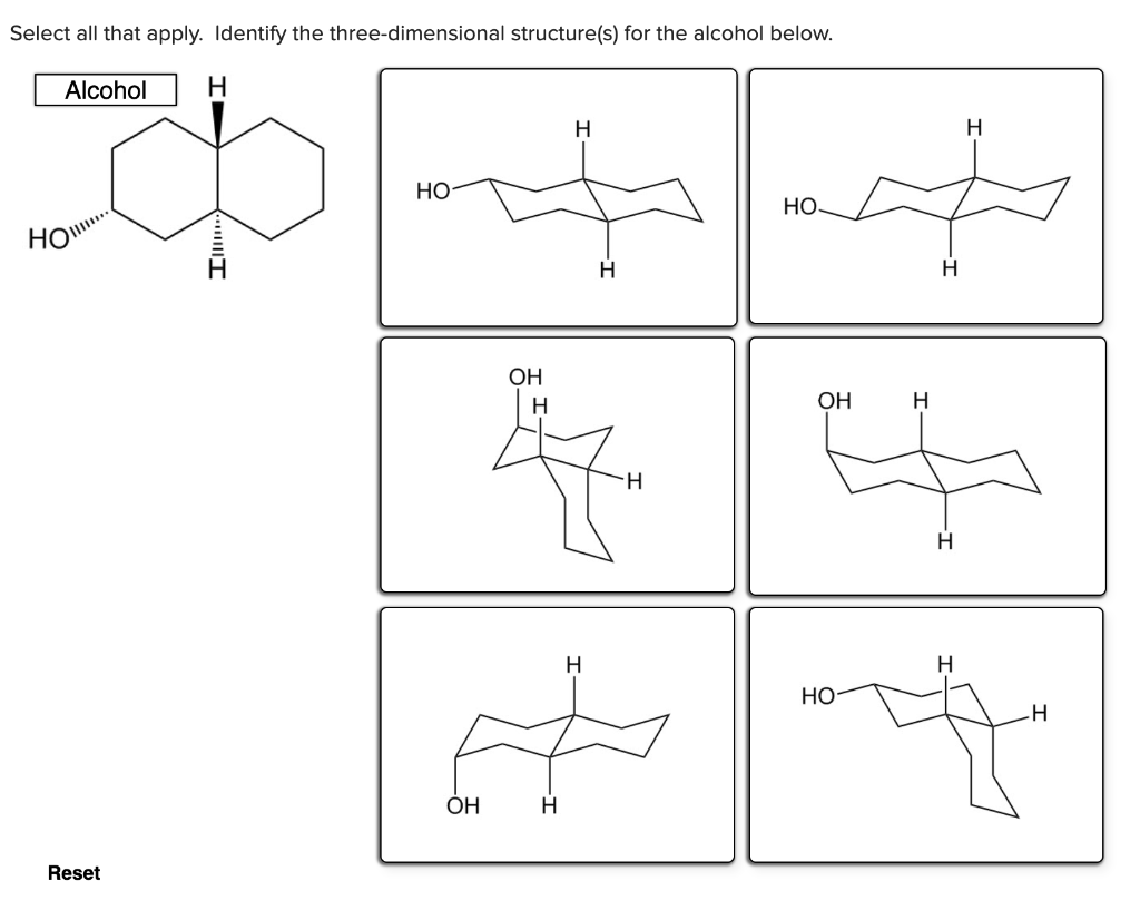 Solved Select all that apply. Identify the three-dimensional | Chegg.com