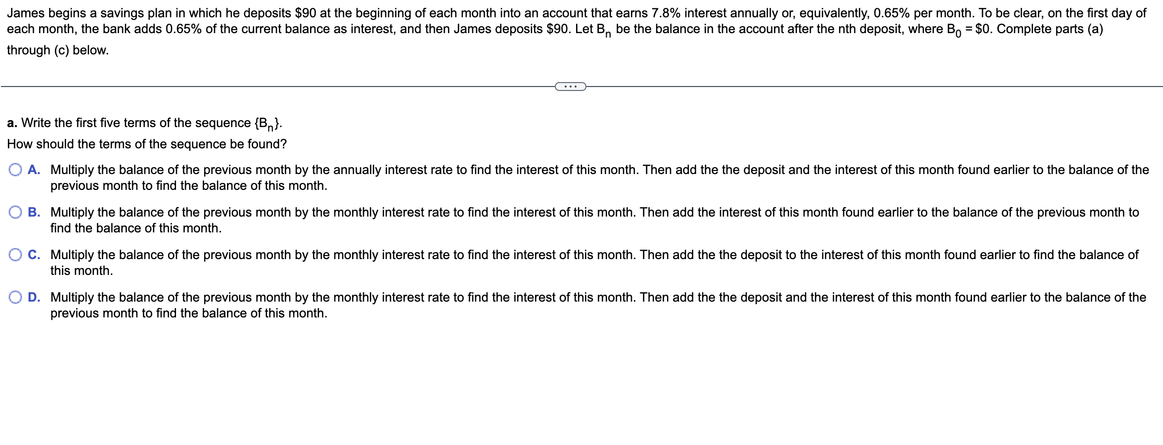 Solved Use the Growth Rates of Sequences Theorem to find the | Chegg.com