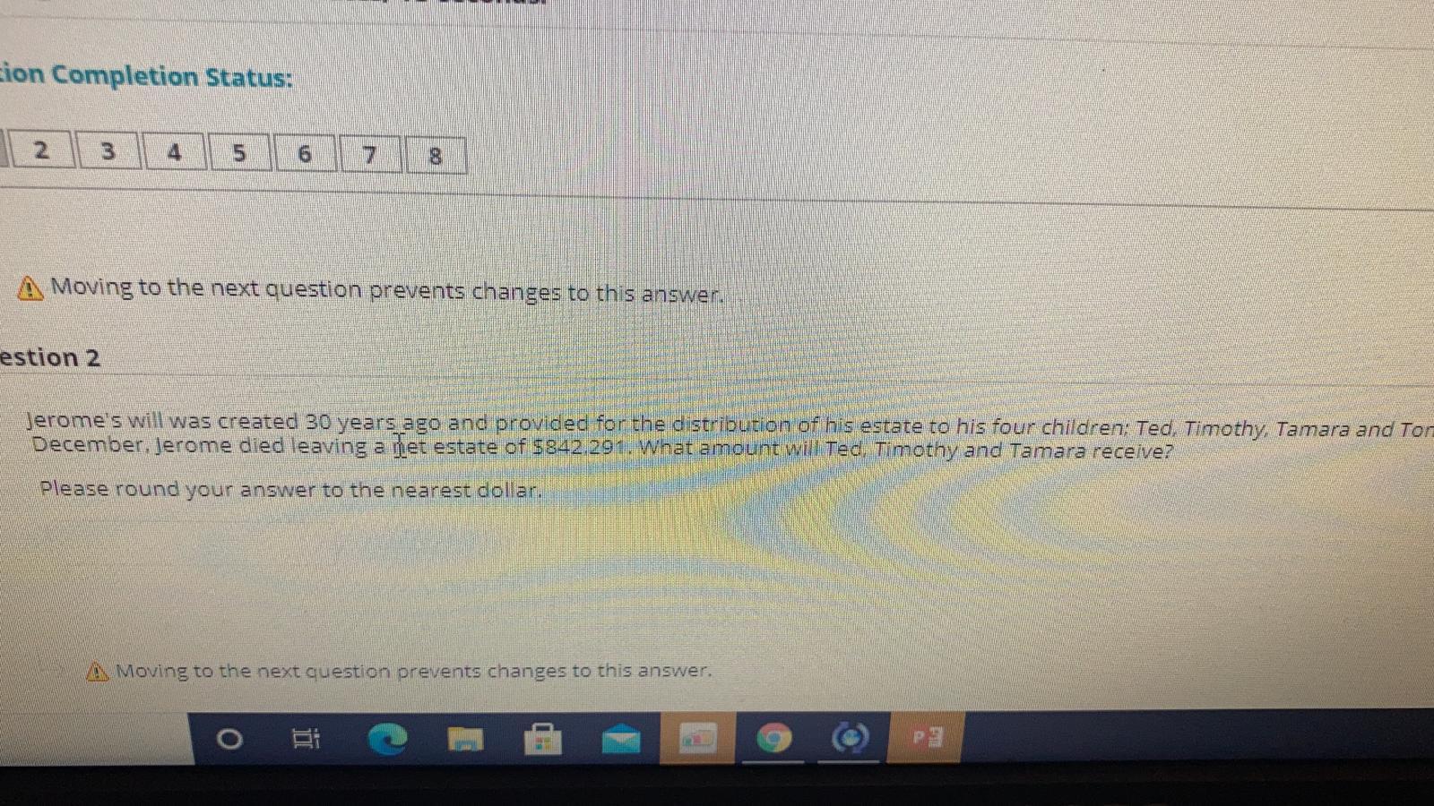 Solved Eion Completion Status: 2 4 5 6 A Moving to the next | Chegg.com