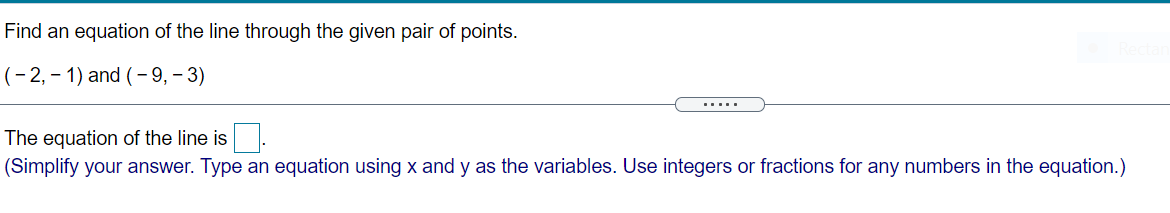 Solved Find an equation of the line through the given pair | Chegg.com