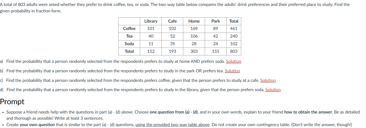 Solved given probability in fraction form. a) Find the | Chegg.com
