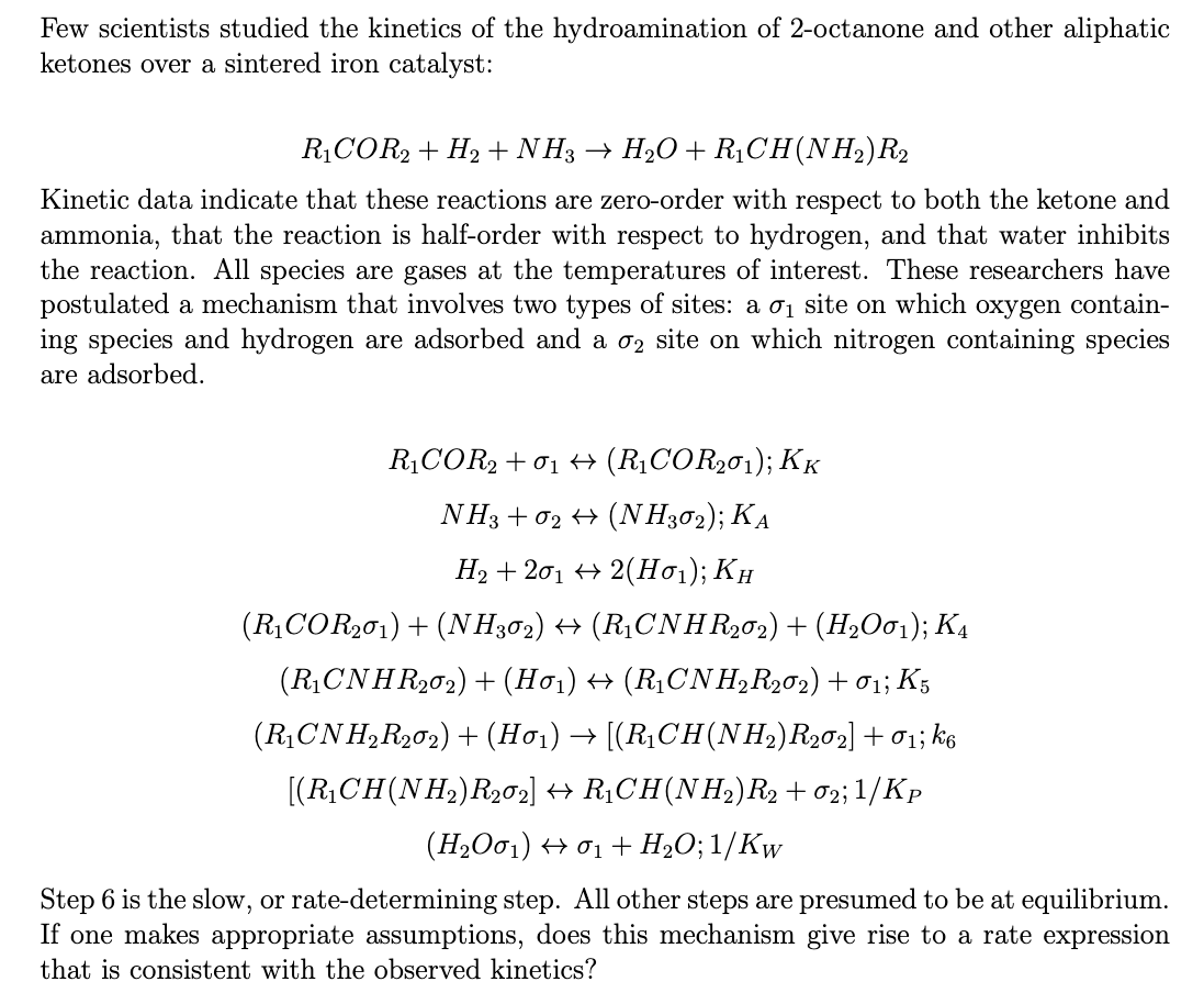 Solved Few scientists studied the kinetics of the | Chegg.com