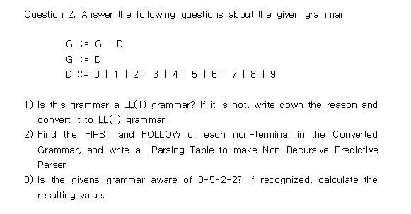 Solved Question 2. Answer the following questions about the | Chegg.com