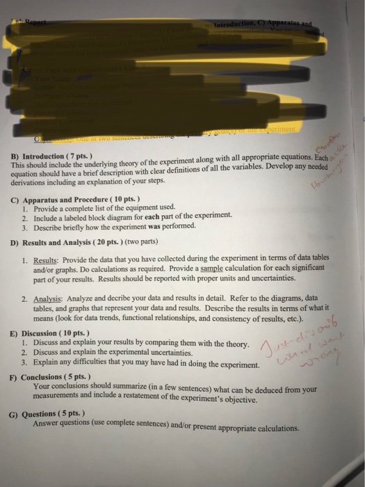 Solved Please write a lab report I just need Part D and Part | Chegg.com