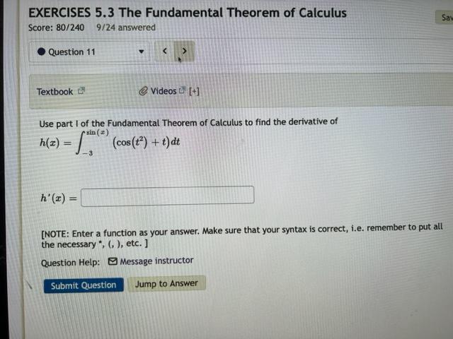 Solved EXERCISES 5.3 The Fundamental Theorem of Calculus | Chegg.com