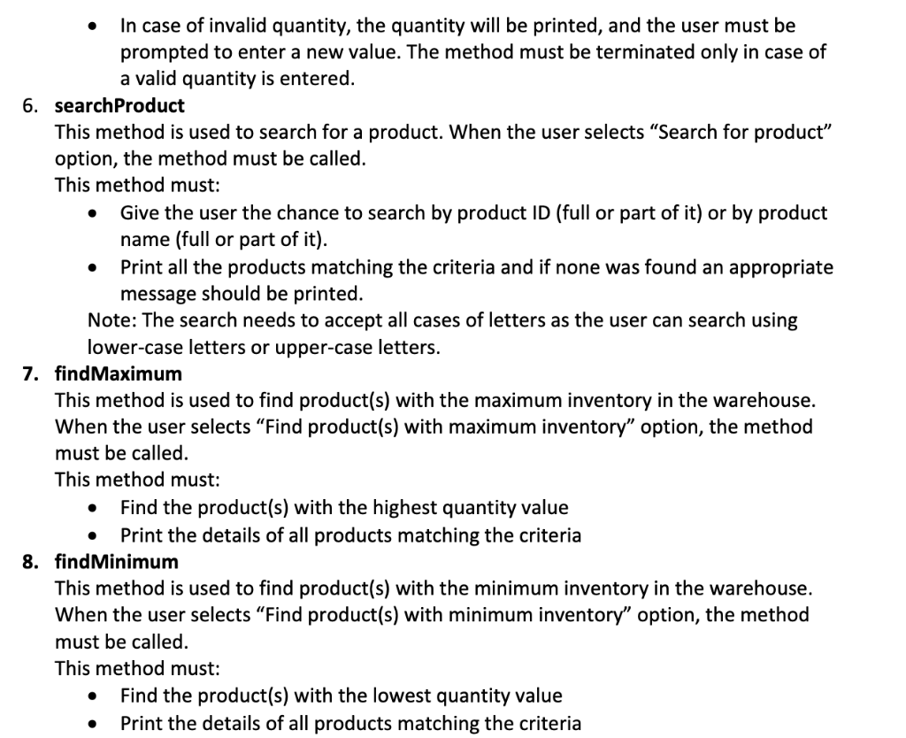 Solved Project Description: A grocery shop wants to hire you | Chegg.com