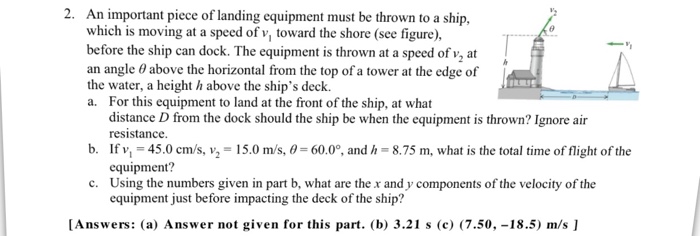 Solved 2. An important piece of landing equipment must be | Chegg.com