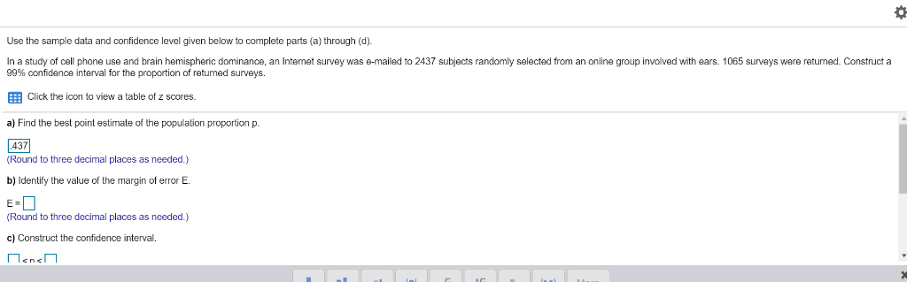 Solved PART D: Write a statement that correctly interprets | Chegg.com
