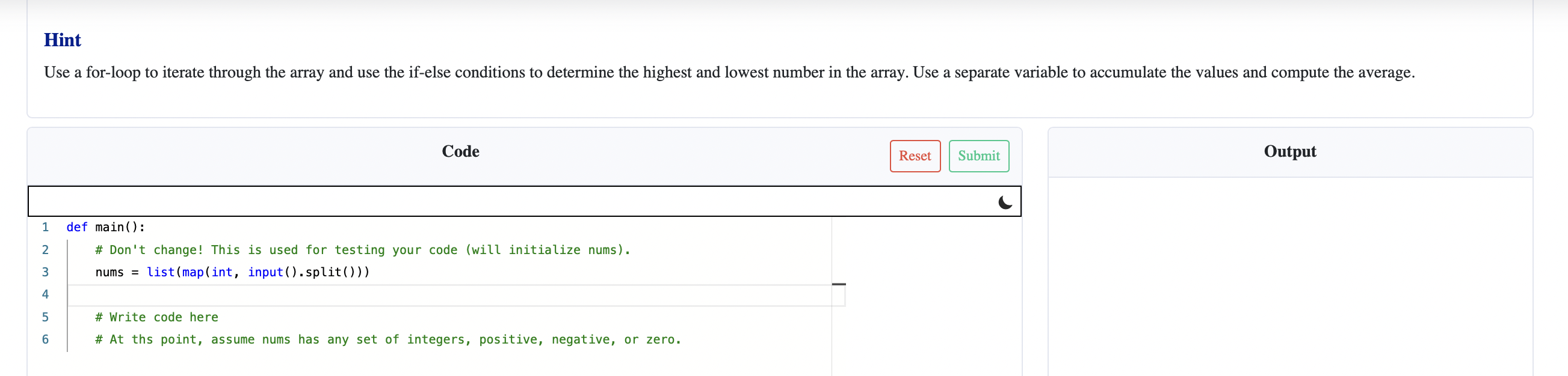 Solved Context You are given any set of integers and you | Chegg.com