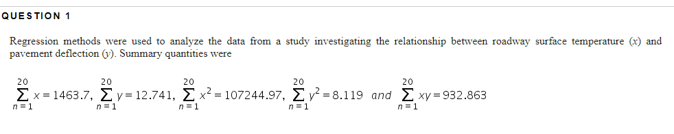 Solved g. Test for significance of regression using α = | Chegg.com